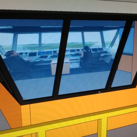 Download 3D model N scale Control Tower v2.0 ・ Cults